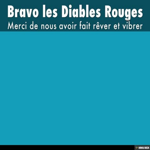 Diables Rouges | PPT