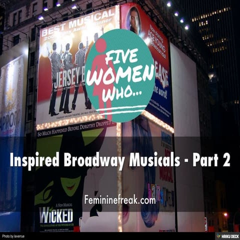 Inspired Broadway Musicals - Part 2 | PDF