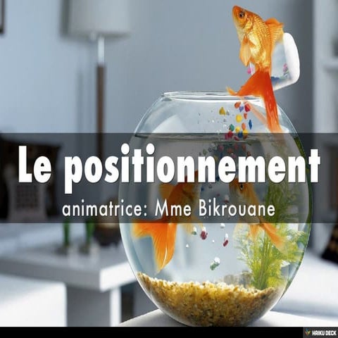 Le positionnement | PDF