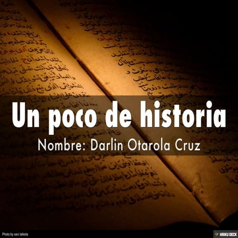 Un poco de historia | PDF | Poetry | Books and Literature