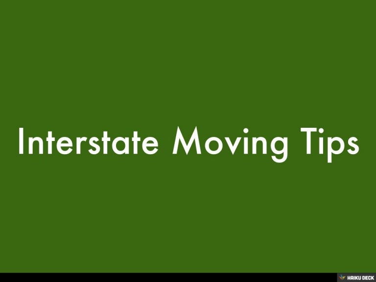 moving Interstate Checklist moving-interstate-checklist
