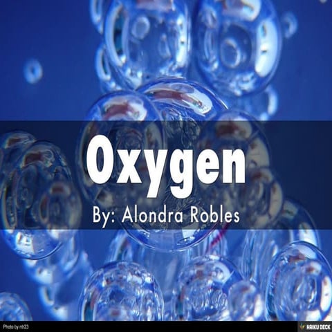 Oxygen | PPT