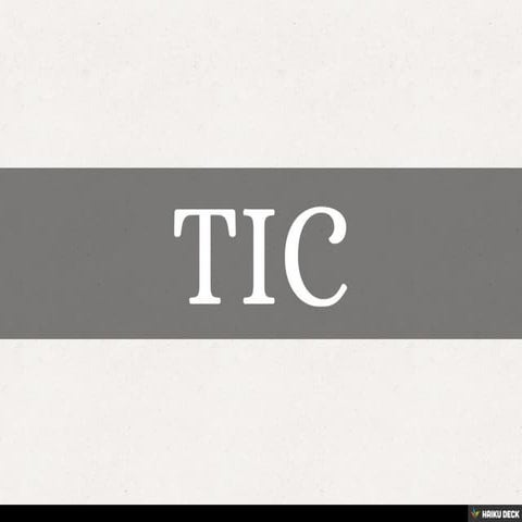 TIC | PPT