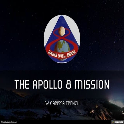 The Apollo 8 Mission | PPT