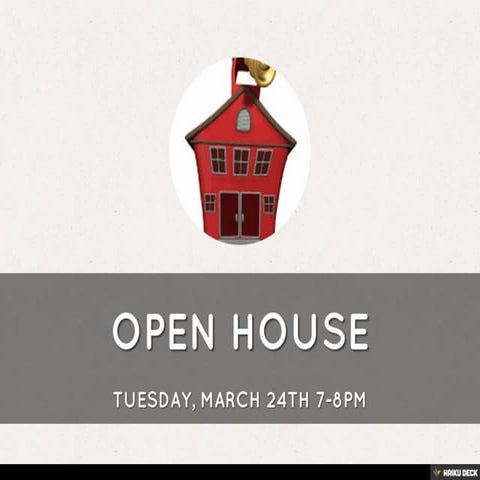 OPEN HOUSE | PPT