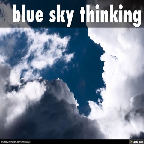 blue sky thinking | PDF