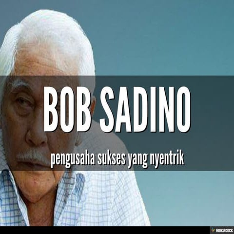 11 Nasehat Bob Sadino | PDF