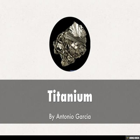 Titanium | PDF