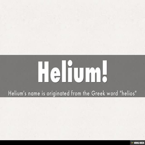 Helium! | PDF