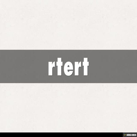 rtert | PPT