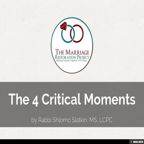 The 4 Critical Moments | PDF