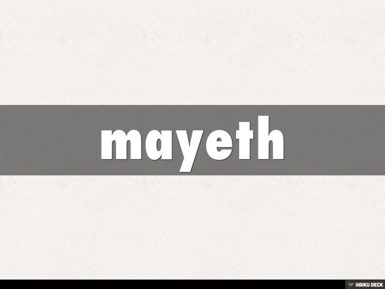 mayeth