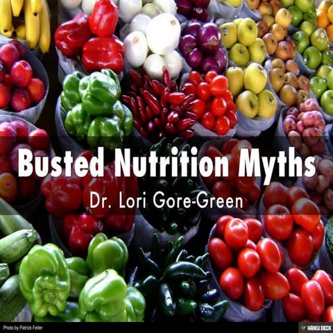 Busted Nutrition Myths | PDF