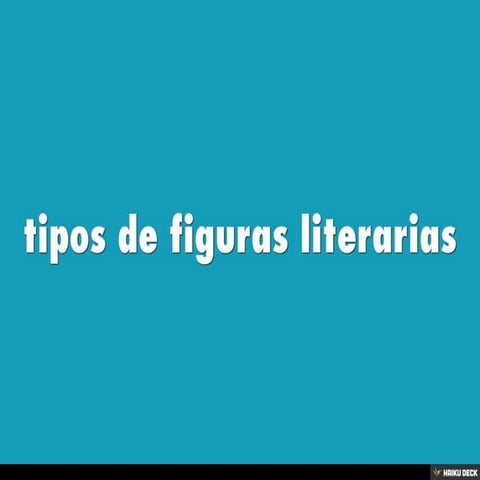 tipos de figuras literarias | PDF