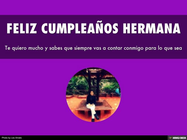 Happy Birthday Hermana