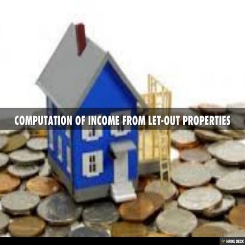 COMPUTATION OF INCOME FROM LET-OUT PROPERTIES | PDF