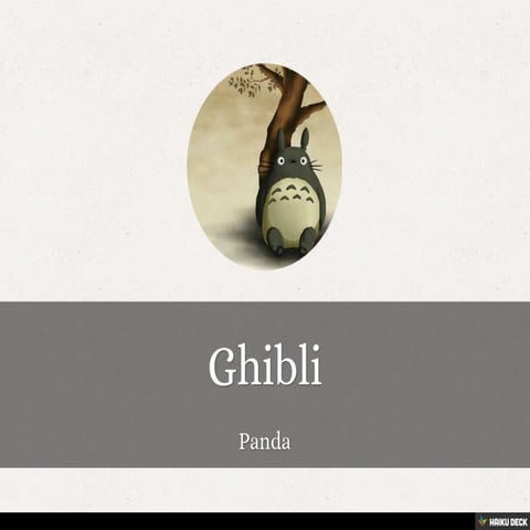 Ghibli | PDF