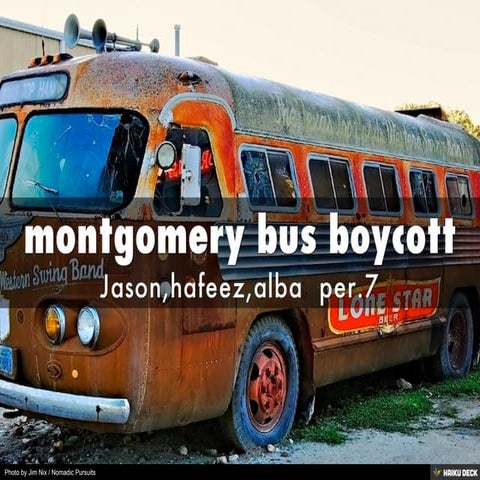 montgomery bus boycott | PDF