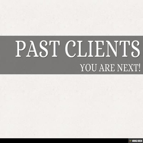 Past Clients | PDF