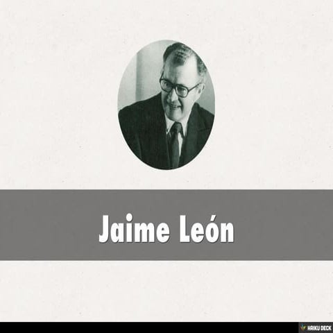 Jaime León | PPT