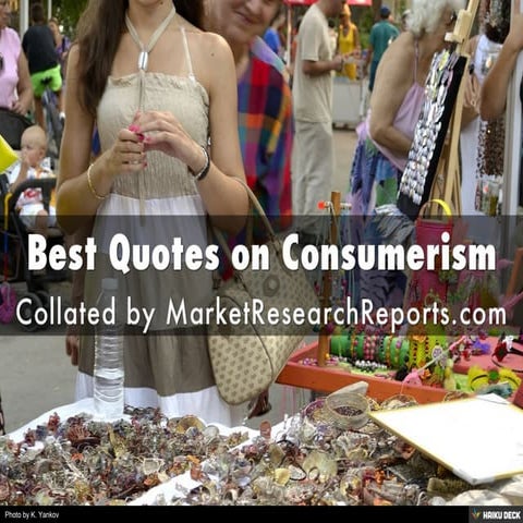 Best Quotes on Consumerism | PDF
