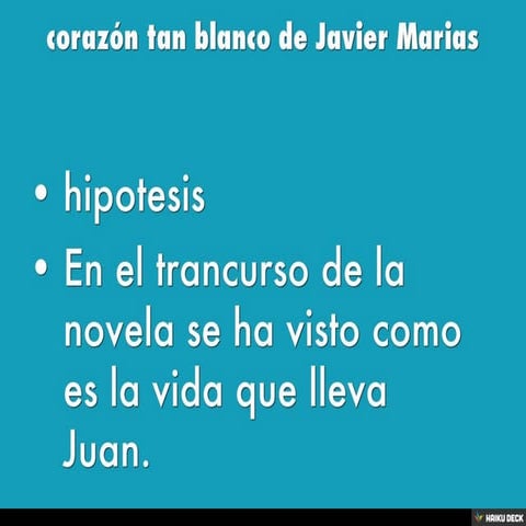 corazón tan blanco de Javier Marias | PDF