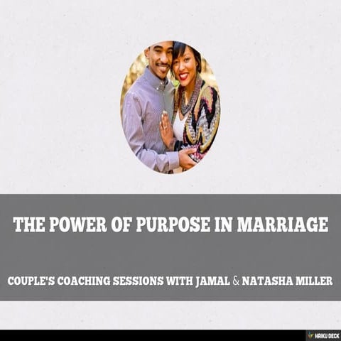 The Power of Purpose in Marriage | PDF