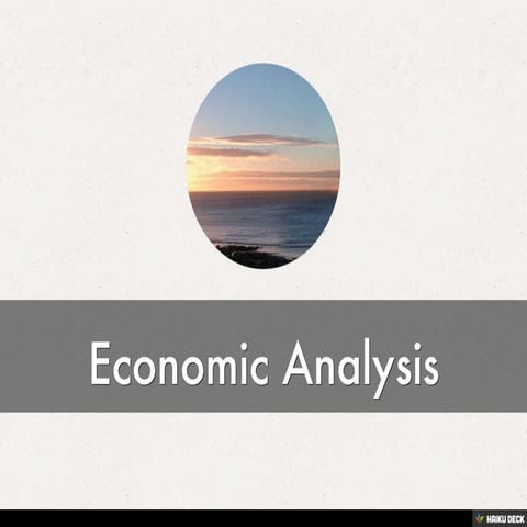Economic Analysis | PDF