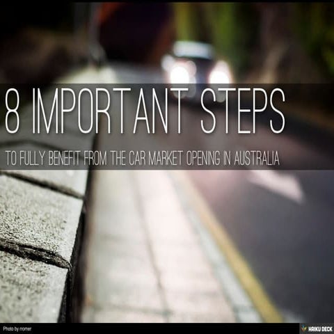 8 important steps | PDF