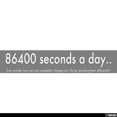 86400 seconds a day.. | PDF