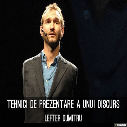 Tehnici de prezentare a unui discurs | PDF