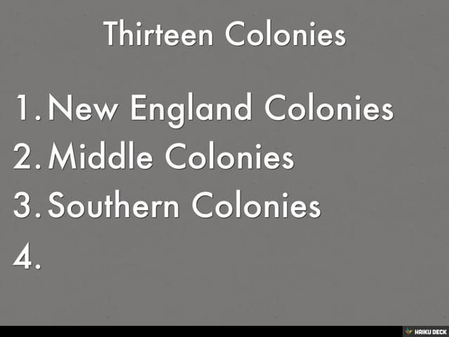 Tension In The Colonies (Level I & Ii) | PPT