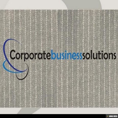 CBS Corporate Business Solutions | PDF