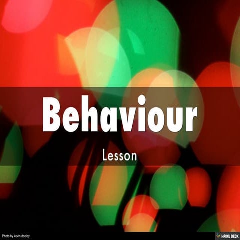 Behaviour | PDF