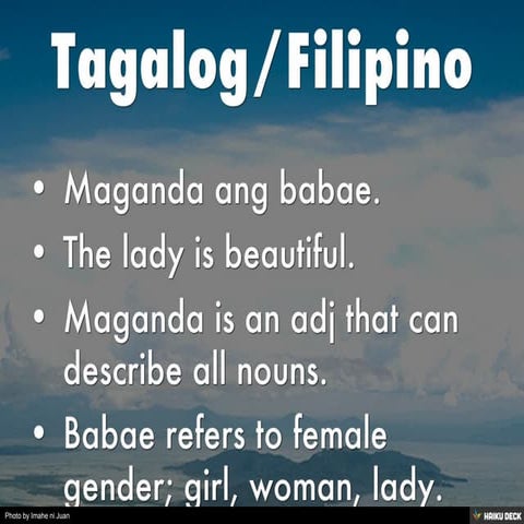 Tagalog/Filipino | PPT