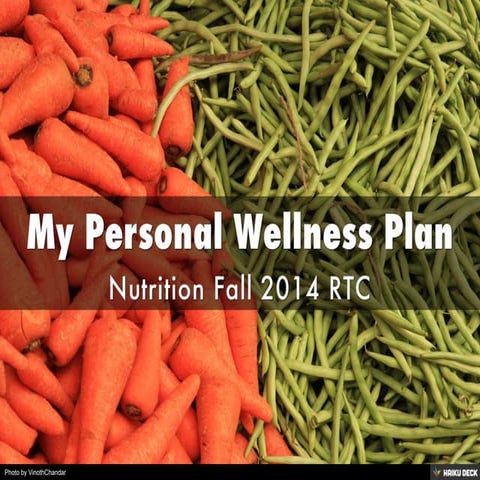 My Personal Wellness Plan | PPT