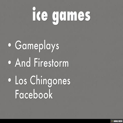 Icegames | PDF