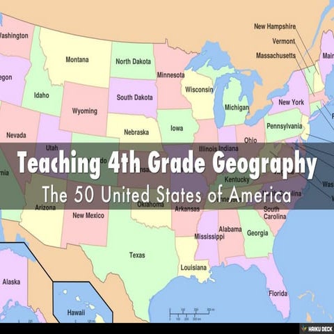 Teaching 4th Grade Geography | PDF