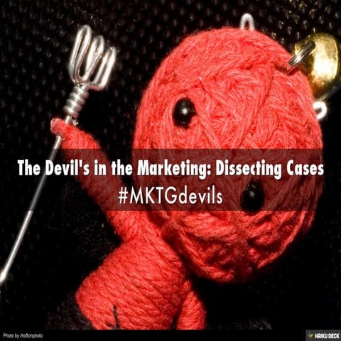 The Devil's in the Marketing | PPT