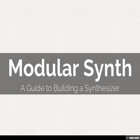 Modular Synth | PPT