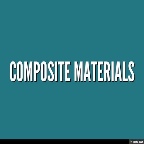 Composite Materials | PDF