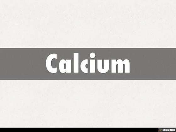 Calcium | PPT