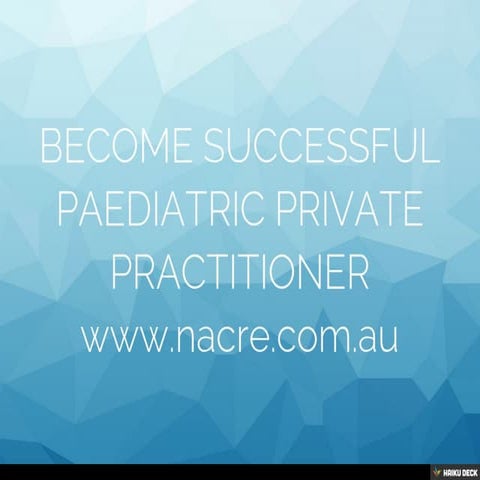 Become a Successful Private Practitioner | PPT