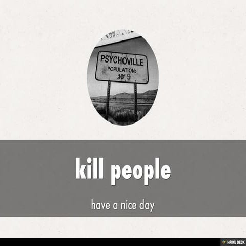 kill people | PDF