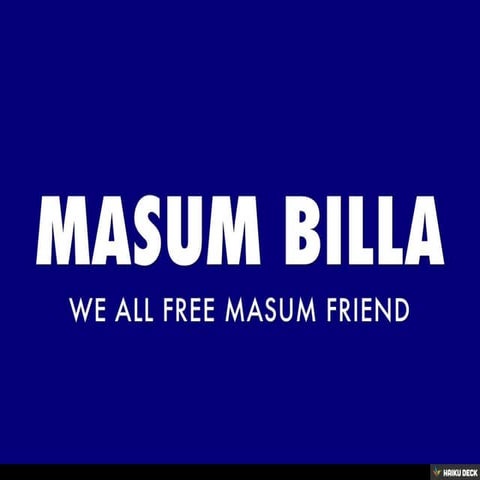 MASUM BILLA | PDF