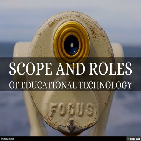 Scope and Roles | PPT