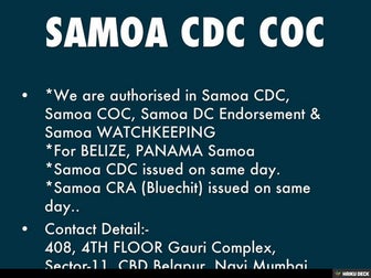 SAMOA CDC COC | PPT