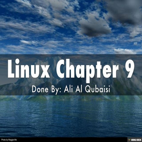 Linux Chapter 9 | PDF