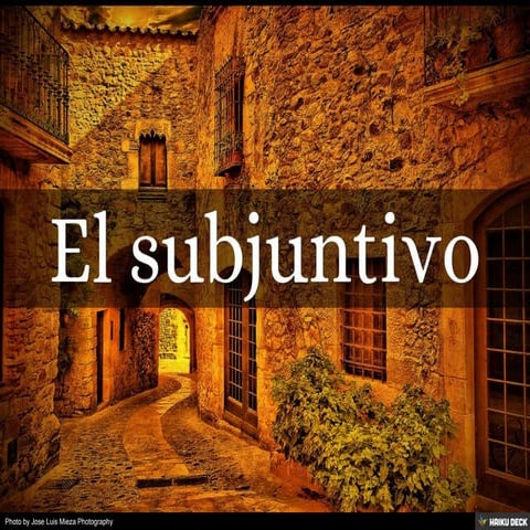 El subjuntivo | PDF