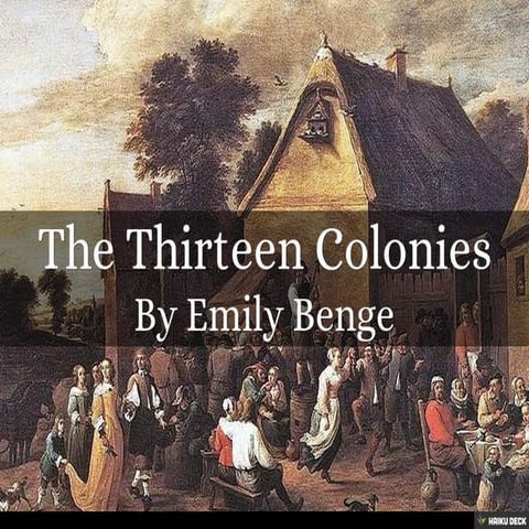 The Thirteen Colonies | PDF